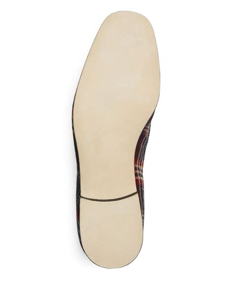 Lyst Brooks Brothers Signature Tartan Wool Slippers In Blue For Men