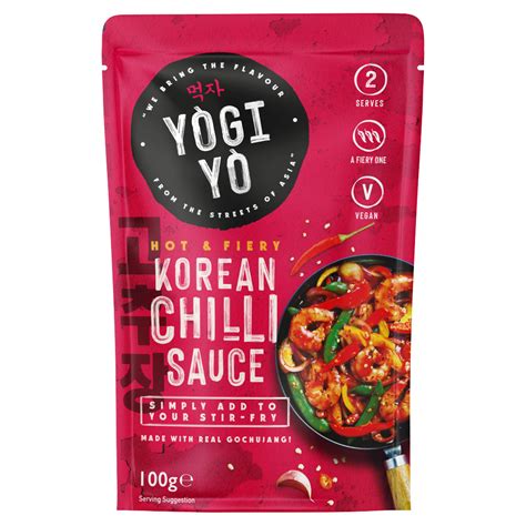 Yogiyo Hot And Fiery Korean Chilli Sauce 100g