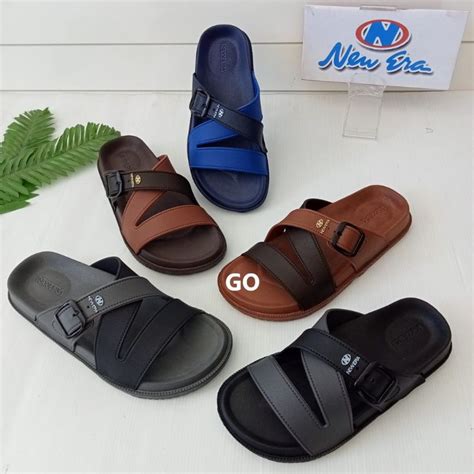 Jual New Era Tg E 37018 Sandal Slop Pria Wanita Original Sandal Slop