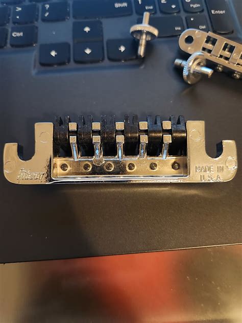 Gibson Tp 6 Fine Tuning Stop Tailpiece Chrome With Tp6 Reverb