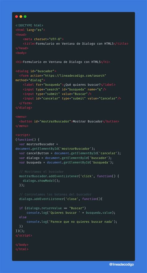 Formulario En Ventana Dialogo Con Html