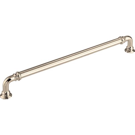 Chareau Collection Reeded 9 Centers Bar Pull In Polished Nickel By