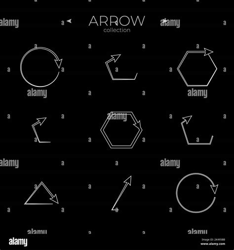 thin line icons universal arrow icon arrow basic ui elements web