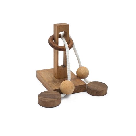Oliver String Wooden Puzzle Brain Teaser Etsy