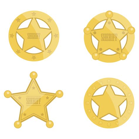 Sheriff Badge Vector Art Icons And Graphics For Free Download