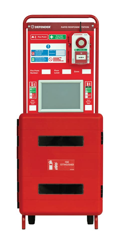 Red Rapid Response Trolley Defender Fire Safety Solutions