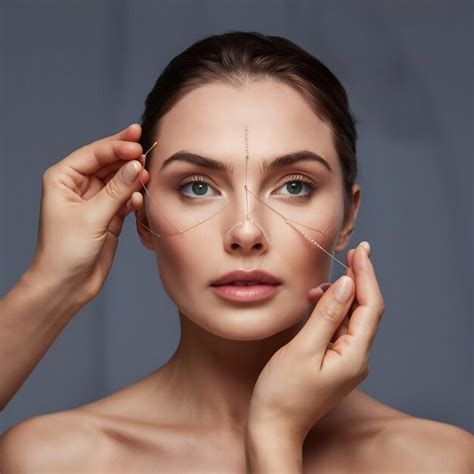 Premium Photo Face Lifting Pdo Suture Operation Innovative Technique