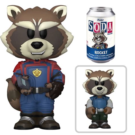 Comic Realms Guardians Of The Galaxy Volume Rocket Soda Vinyl Figure