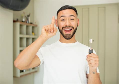 Premium Photo Young Adult Man Feeling Like A Happy And Excited Genius