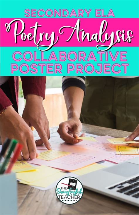 Poetry Analysis Collaborative Poster Project For Secondary Ela The