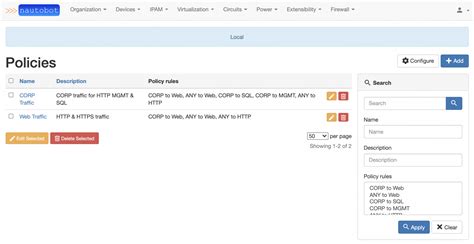 nautobot firewall models network to code