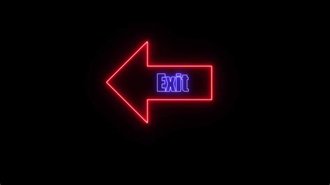 Directional Neon Line Arrow Directional Line Animated Sketches Arrows