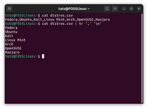 Bash Tr Command Explained With Examples Foss Linux