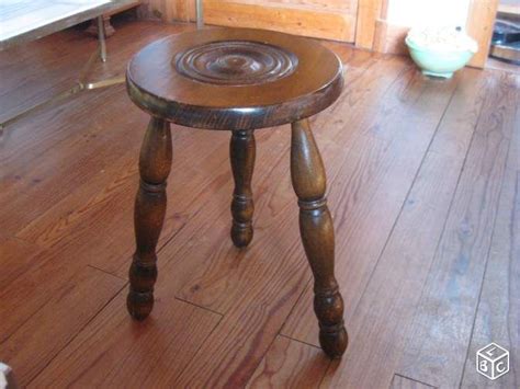 Tabouret Tripode Bois Massif Stool Bar Stools Home Decor