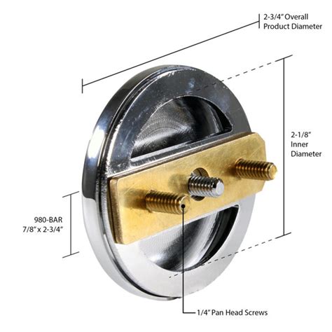 Westbrass No Hole Bath Overflow Faceplate And Adaptor Wayfair