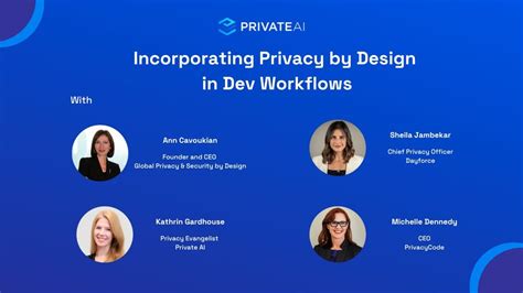 Invite Incorporating Privacy By Design In Dev Workflows Webinar R