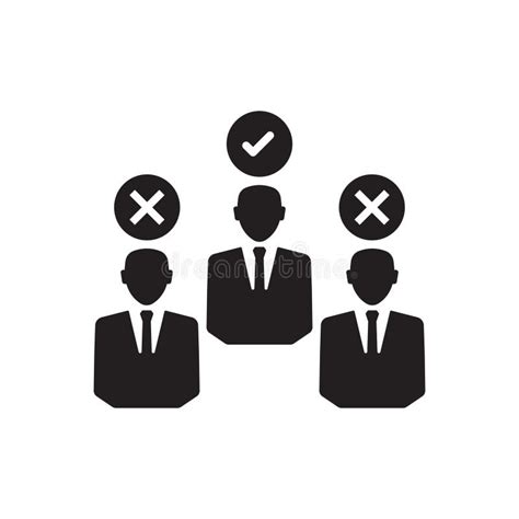 Employee Selection Icon Stock Illustration Illustration Of User 374366784