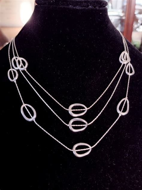 Vintage Contemporary Triple Strand Gem