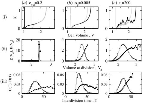 The Effect Of Various Sources Of Noise On The Cell Cycle Variability Download Scientific
