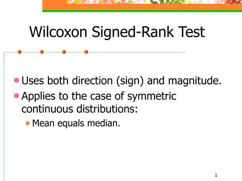 Ppt Wilcoxon Signed Rank Test Powerpoint Presentation Free Download