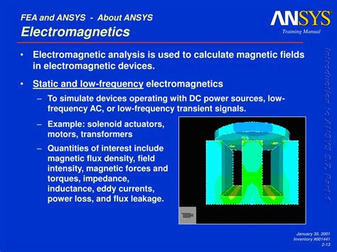 PPT FEA And ANSYS PowerPoint Presentation Free Download ID