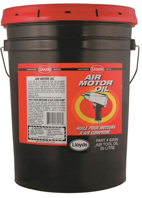 Air Motor Oil 20l Pail 67020 Prairie Bearing And Bolt