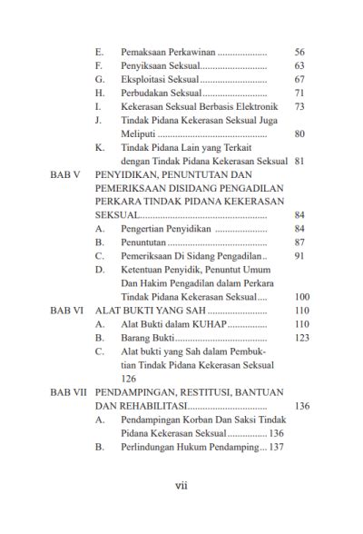 Buku Tindak Pidana Kekerasan Seksual