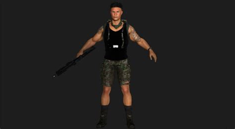 3d Modeler Pbr Texture Rig Controller 52 Blendshapes Animate