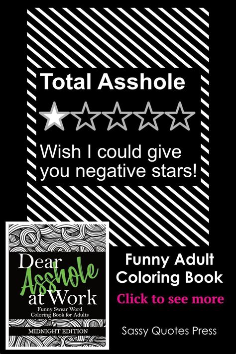 Asshole Swear Word Coloring Page Swear Word Coloring Pages For Adults