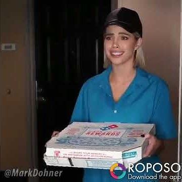 Hot Pizza Delivery By Pizza Girl Youtube