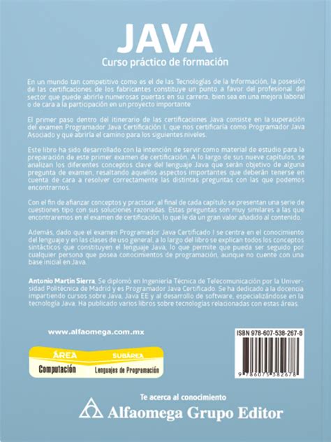 Java Curso Práctico De Formación Para La Preparación Del Examen De