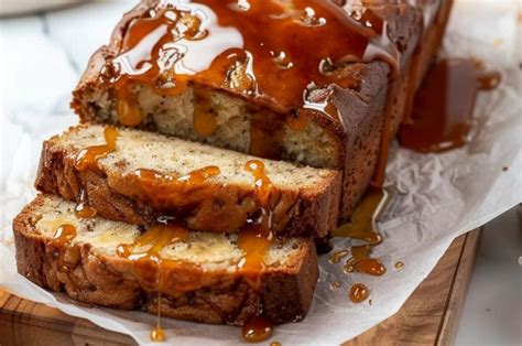 Salted Caramel Banana Bread Insanely Good