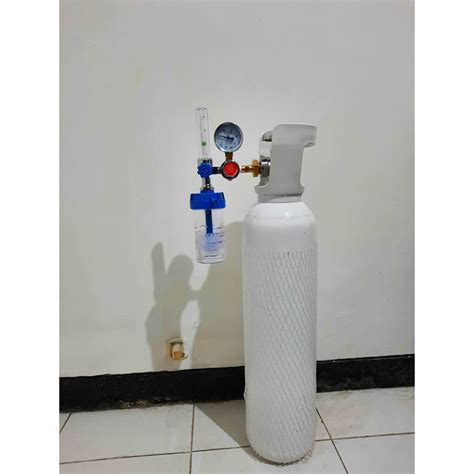 Jual Tabung Oksigen Set Dengan Troliselangregulator Shopee Indonesia