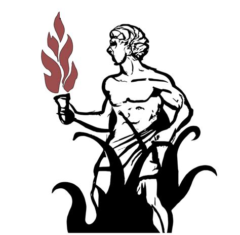 Prometheus Carries A Blazing Torch Openclipart