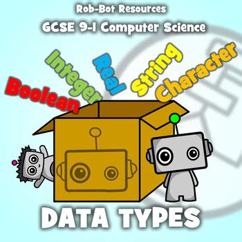 GCSE Computer Science Data Types By ROBBOT RESOURCES TPT