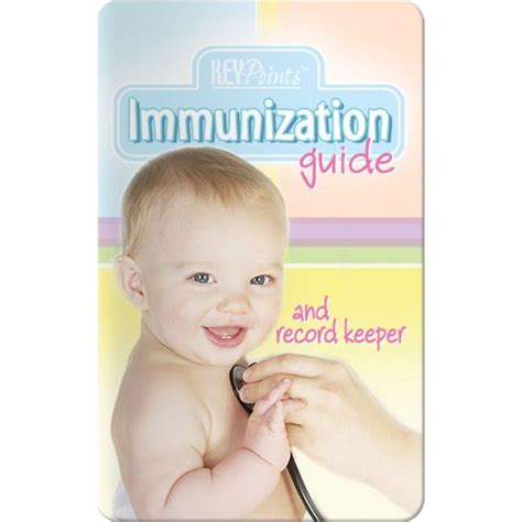 Key Points Immunization Guide And Record Keeper English