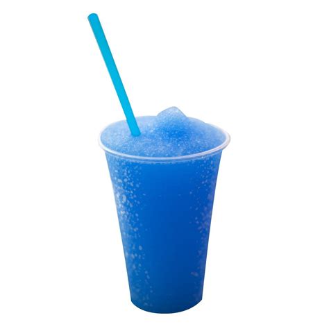 Blue Raspberry Slushie Drink Refreshing Blue Slushie Refreshing Blue