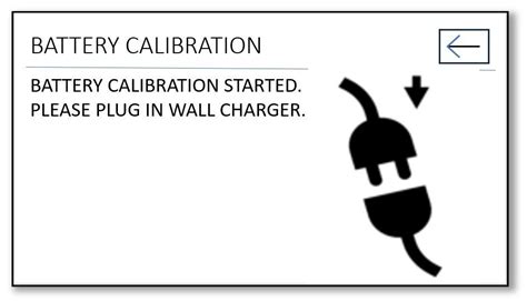User Initiated Battery Calibration Feature Foresight Sports