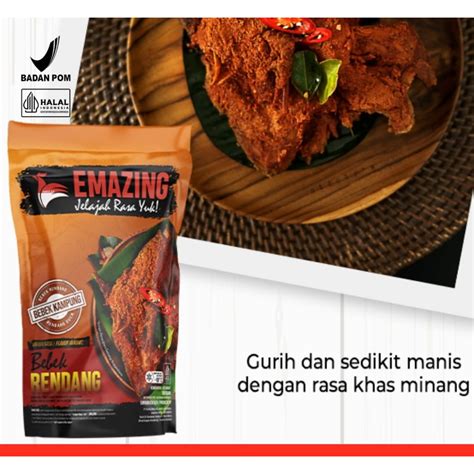 Jual Frozen Food Bebek Rendang Emazing Shopee Indonesia