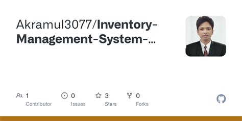 GitHub Akramul Inventory Management System Java