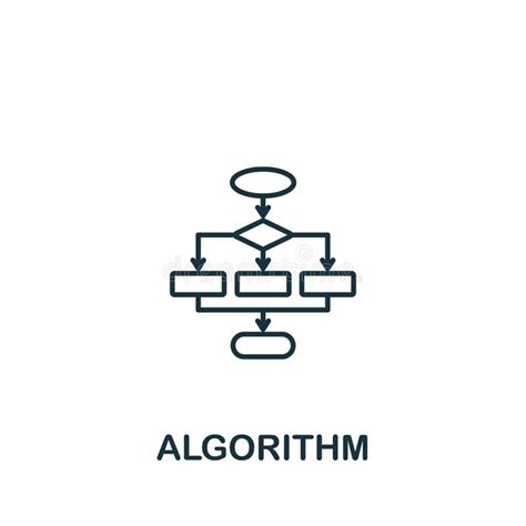 Algorithm Icon Monochrome Simple Artificial Intelligence Icon For