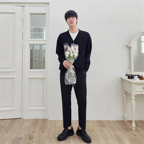 히즈핏 데일리로 즐겨입는👌 텐션 워셔블 니트 가디건😘 여자가 코디하는 여자가 더 좋아하는💕 남자