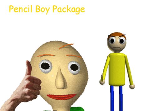 Pencil Boy Package Modding Tool For Baldi S Basics Baldi Modding Tools
