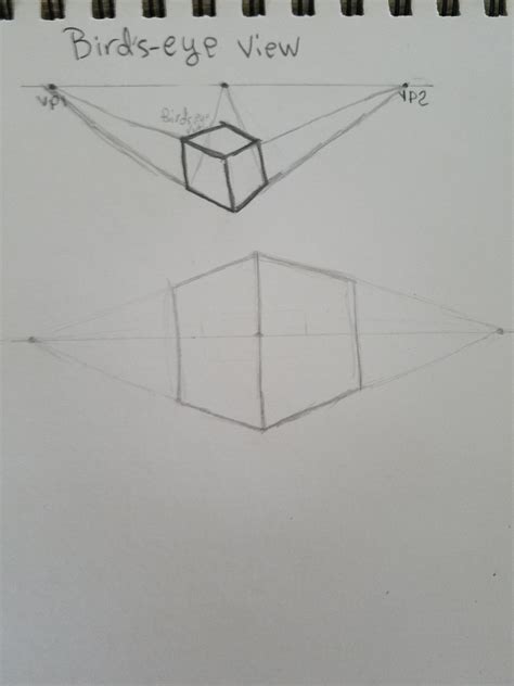 1 2 And 3 Point Perspective Im Trying To Practice Them With Cubes