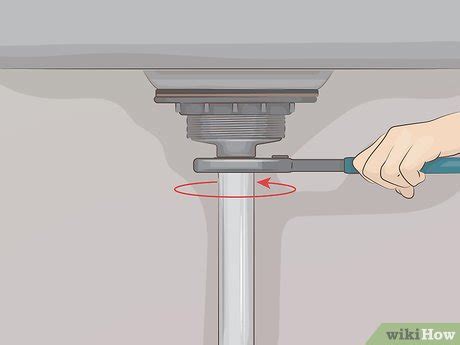 How To Install A Sink Drain With Pictures Wikihow