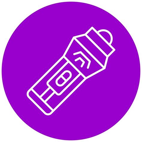 Premium Vector Flashlight Icon Style