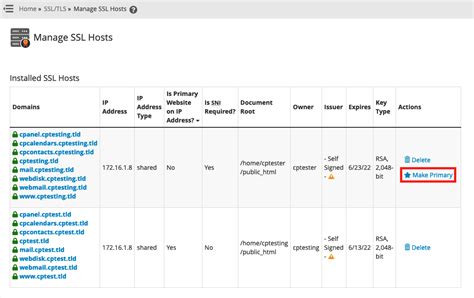 How To Set The Primary Website On An Ip Address Cpanel