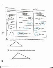 Classify Triangles by Side Lengths and Angle Measurements | Course Hero