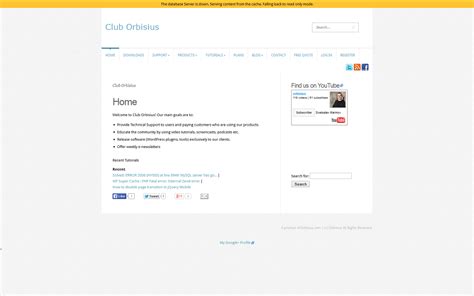 How To Fail Gracefully In Wordpress When The Database Goes Away Orbisius