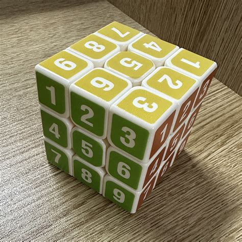 个性创意uv麻将魔方三阶数字三阶彩色魔方益智玩具 阿里巴巴